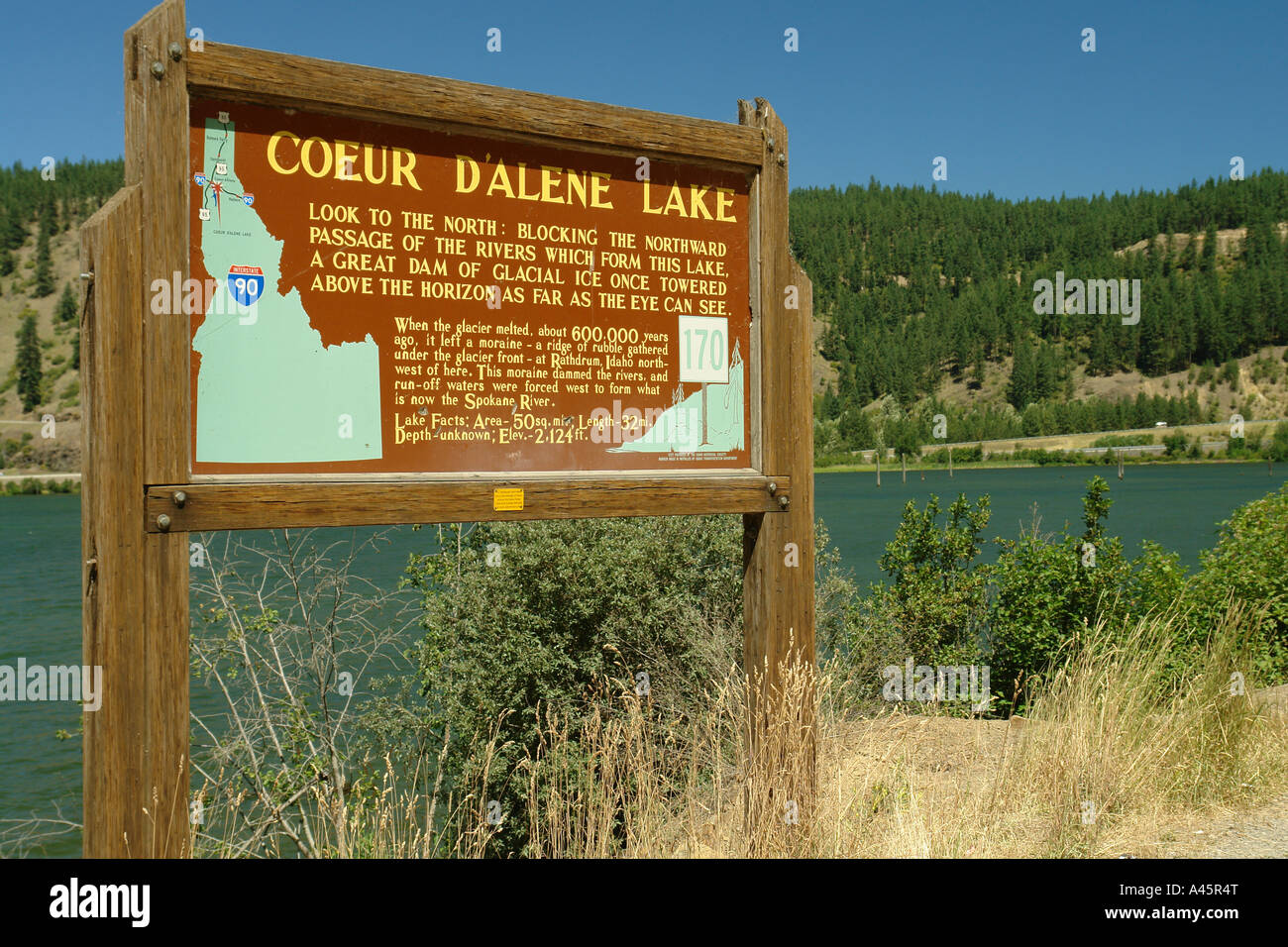 AJD56255, Harrison, ID, Idaho, Lake Coeur D' Alene Scenic Byway, Coeur ...