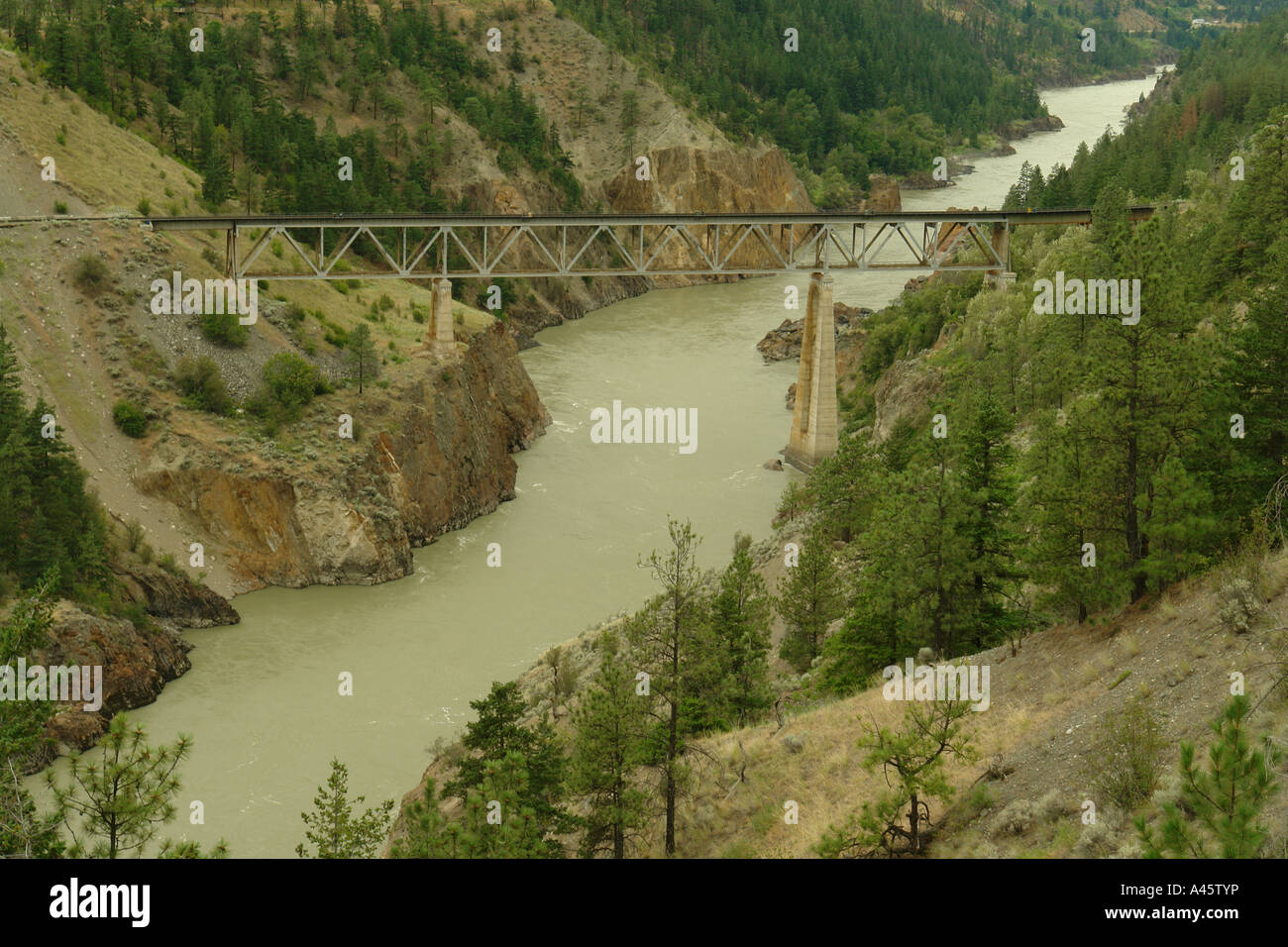 AJD55758, Lillooet, British Columbia, Canada, Fraser River Stock Photo ...