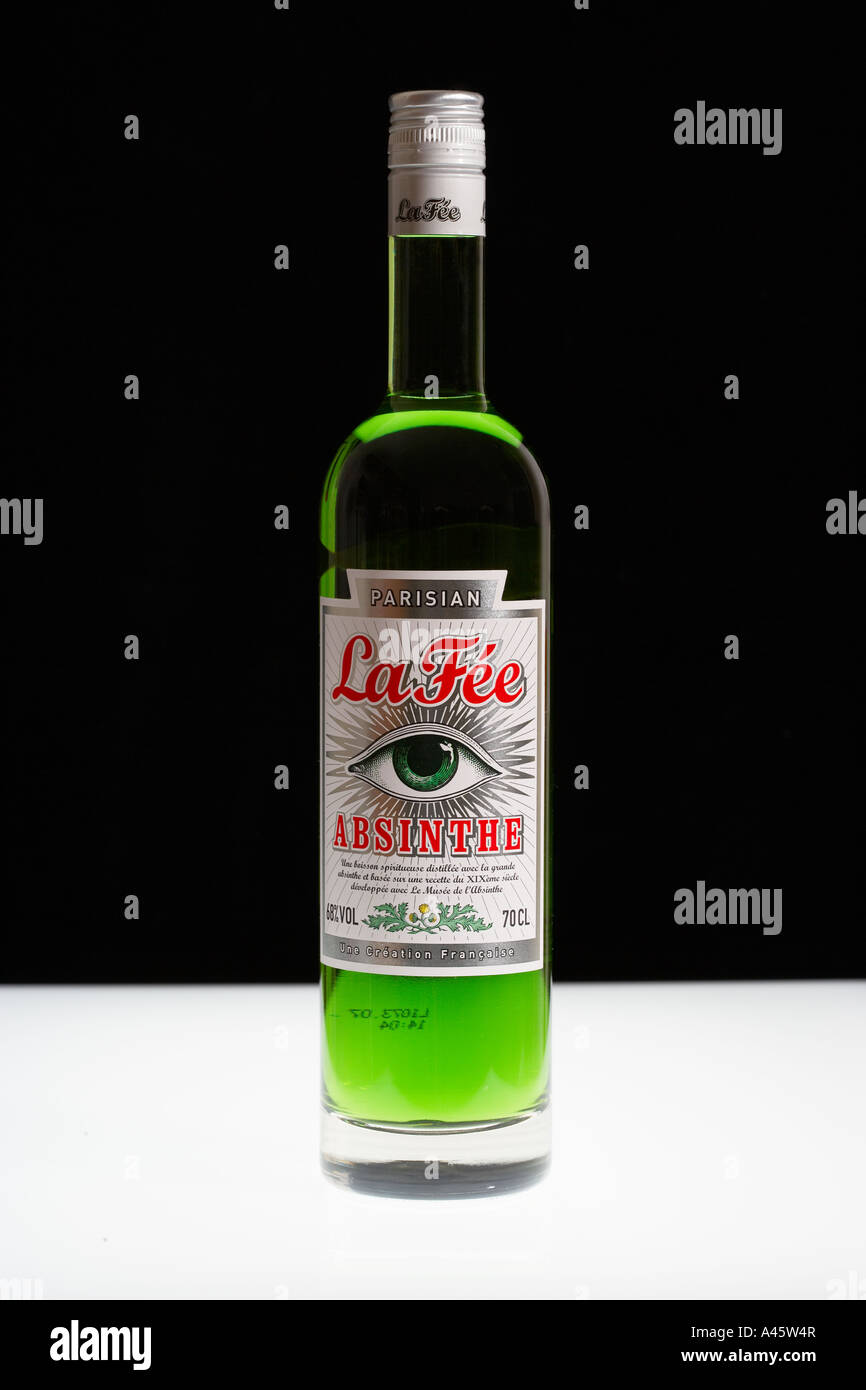 Absinthe La Fee Stock Photo - Alamy
