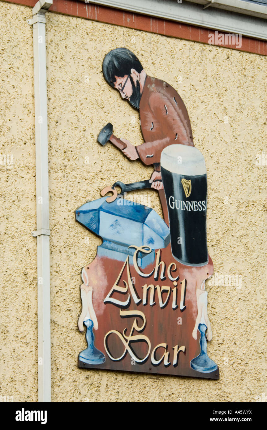 Pub sign County Kerry - Ireland - Europe Stock Photo - Alamy