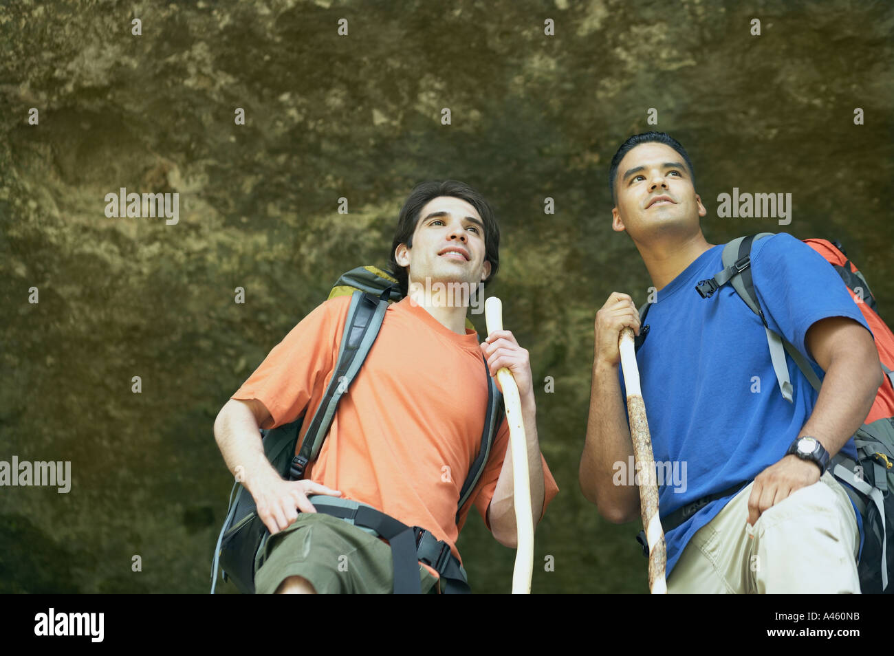 Two guys hiking hi-res stock photography and images - Alamy