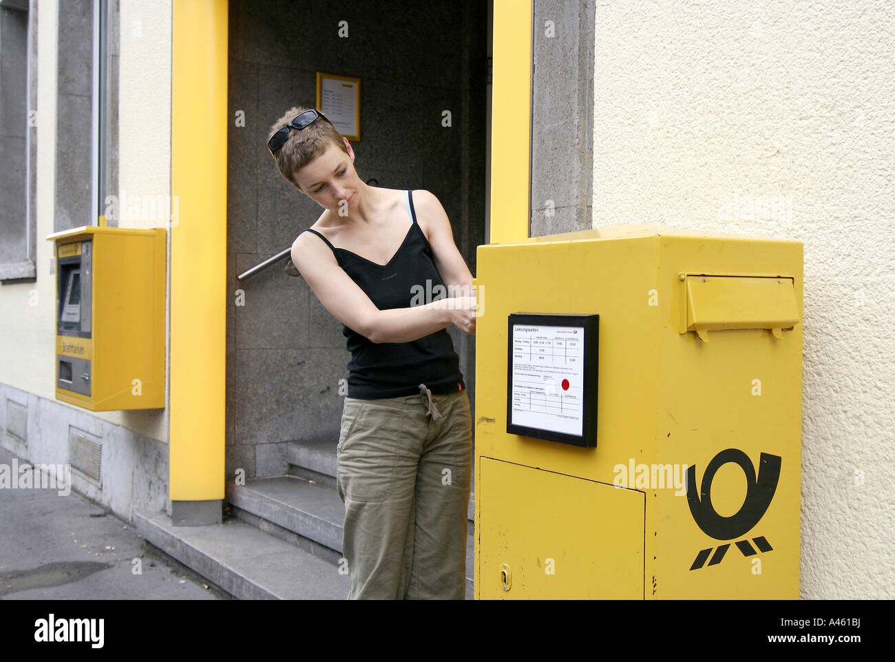 Letter box with posthorn hi-res stock photography and images - Alamy