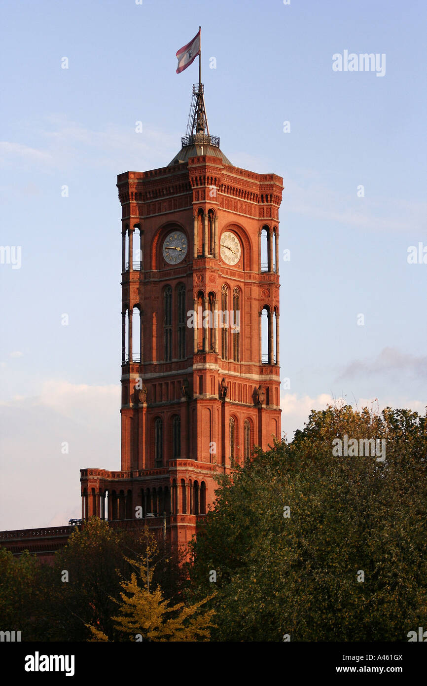 Red city hall in hi-res stock photography and images - Alamy