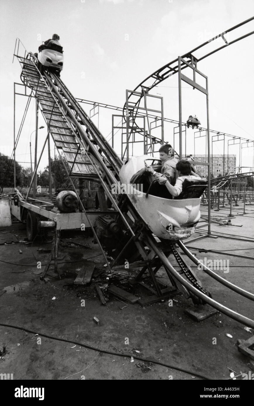 Russian fair ground ride St Petersburg, No 46 Stock Photo - Alamy