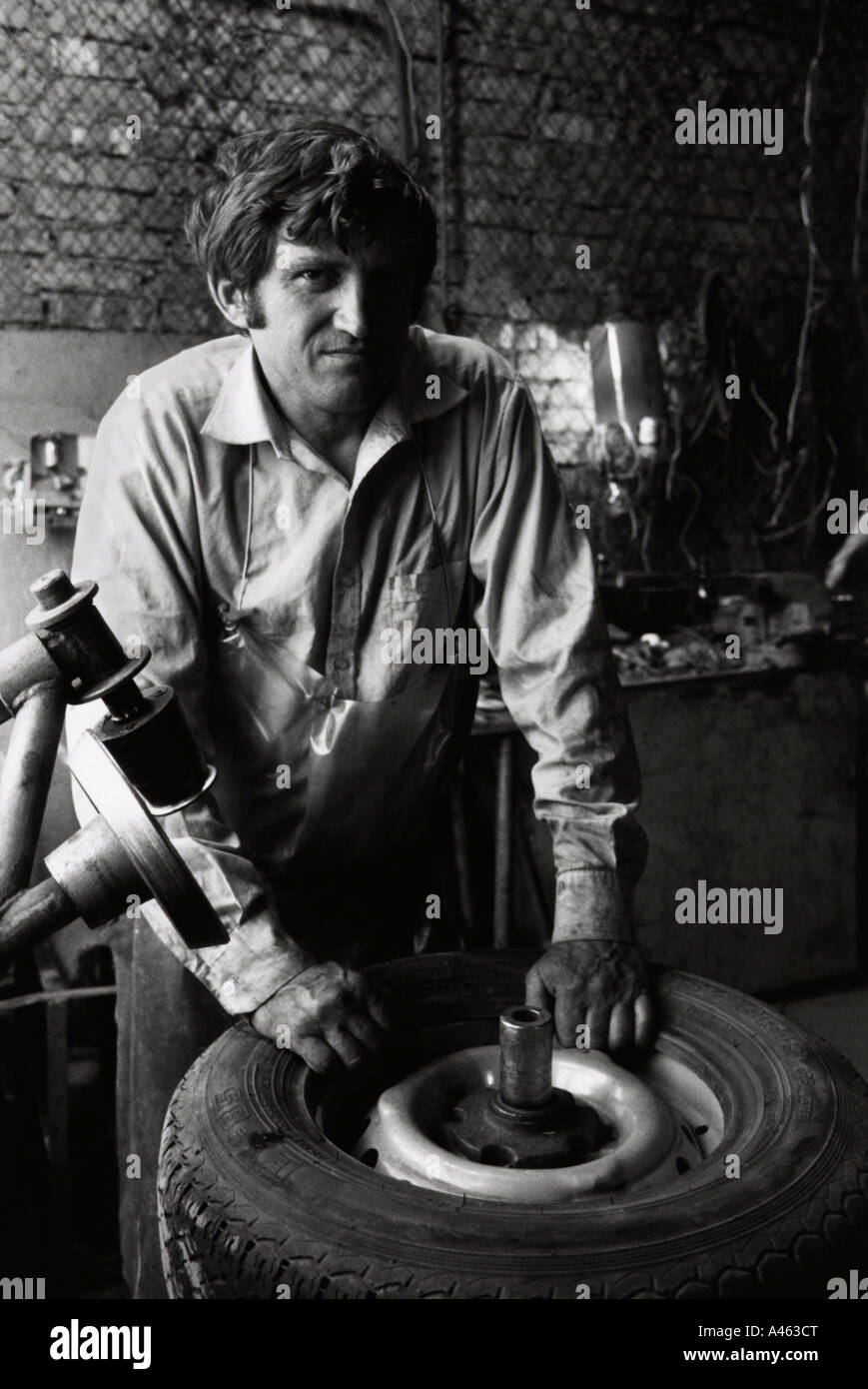 Portrait of Russian mechanic Smolensk. No 4 Stock Photo - Alamy