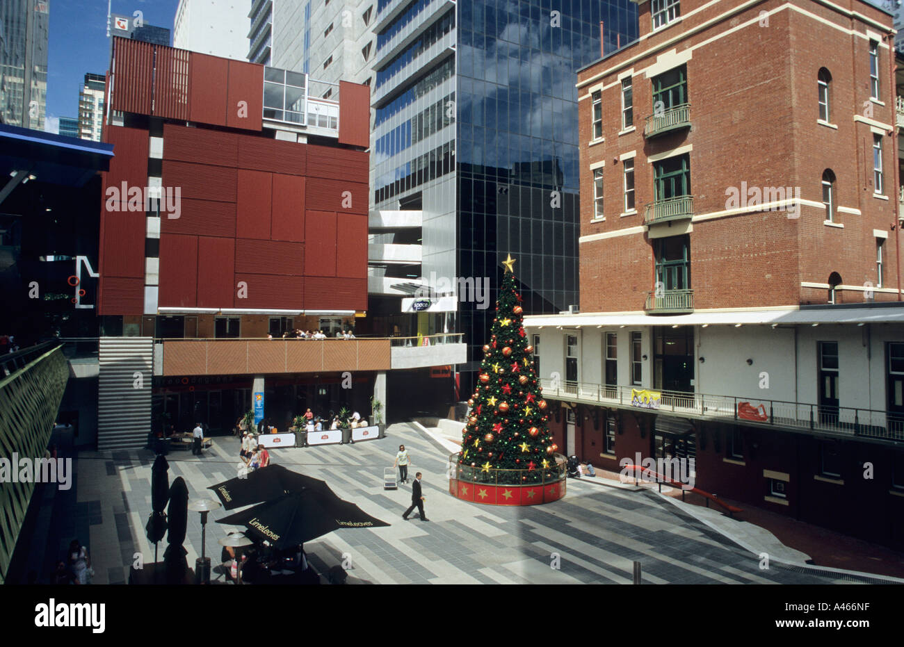 Square in down town Melbourne, Victoria, AUS Stock Photo - Alamy