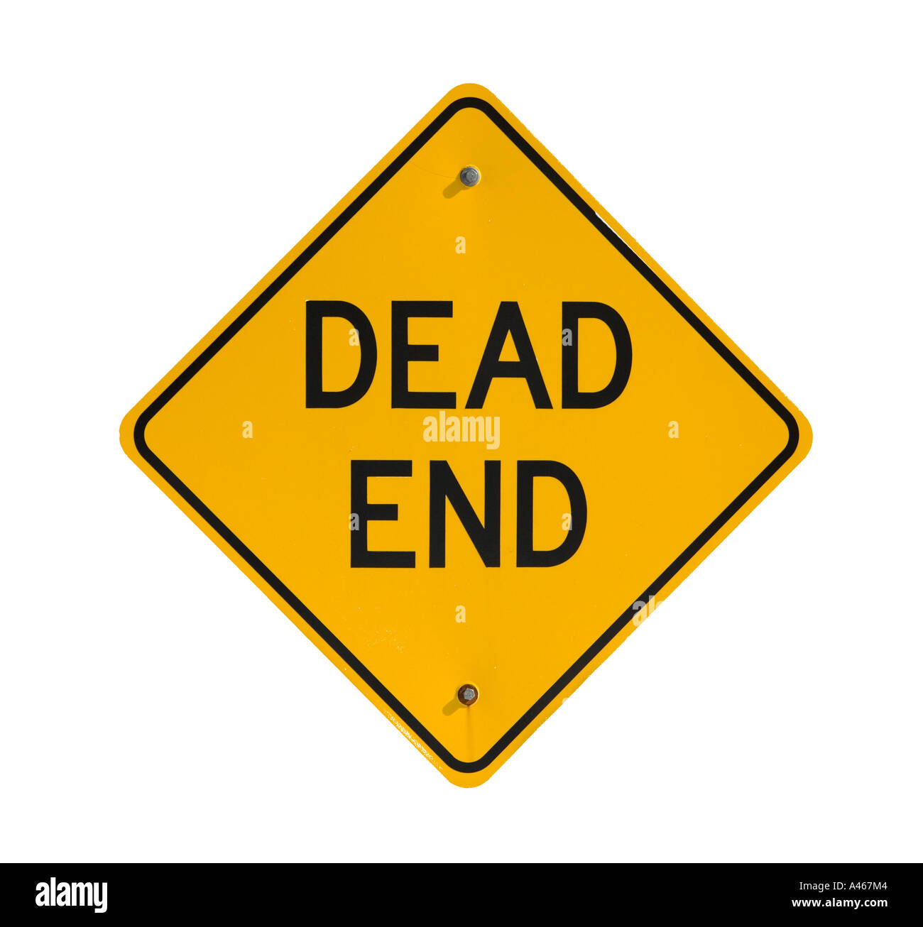 Sign signage terminate termination Cut Out Stock Images & Pictures - Alamy