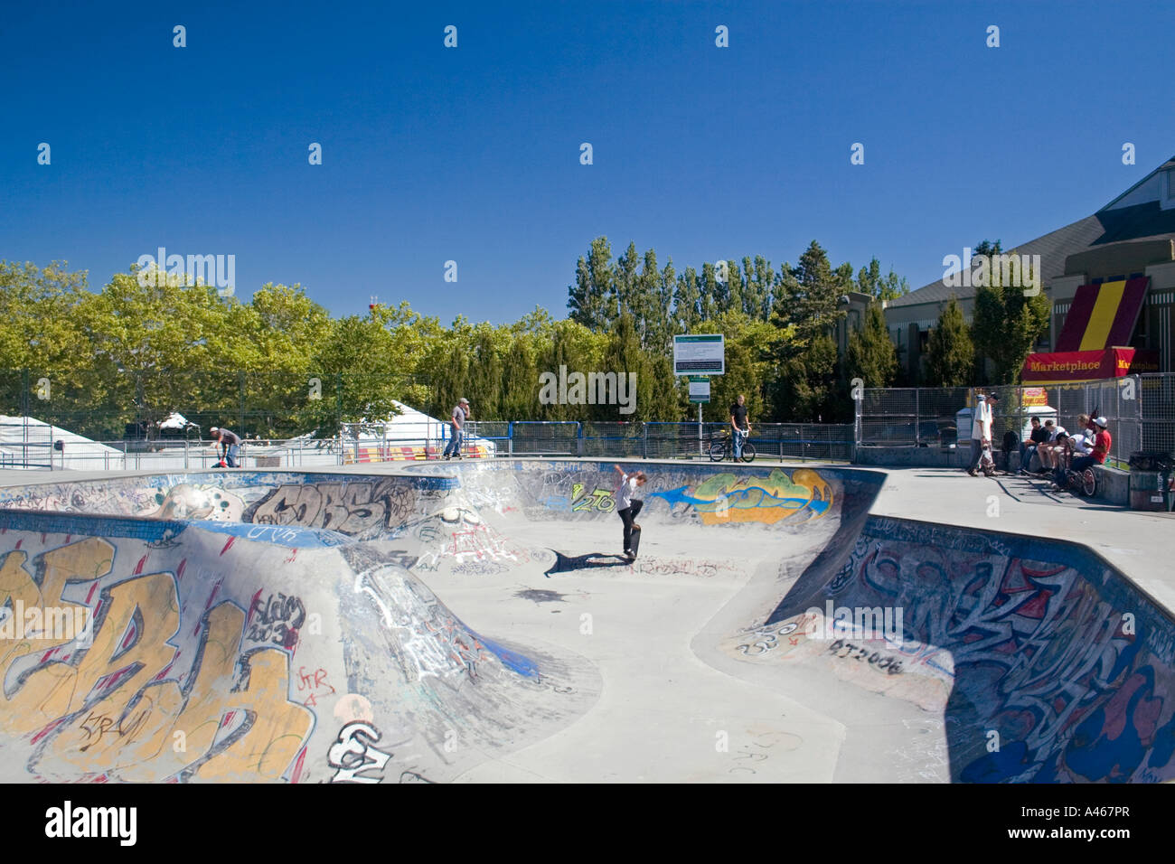 Hastings Skatepark, Vancouver, BC, Canada Stock Photo - Alamy
