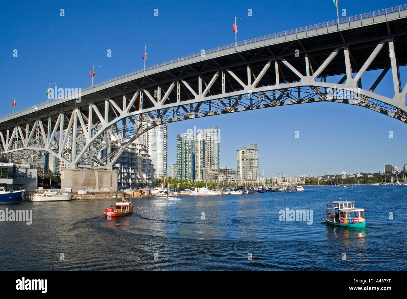 False Creek Ferry, Granville Bridge, Vancouver, British Columbia ...