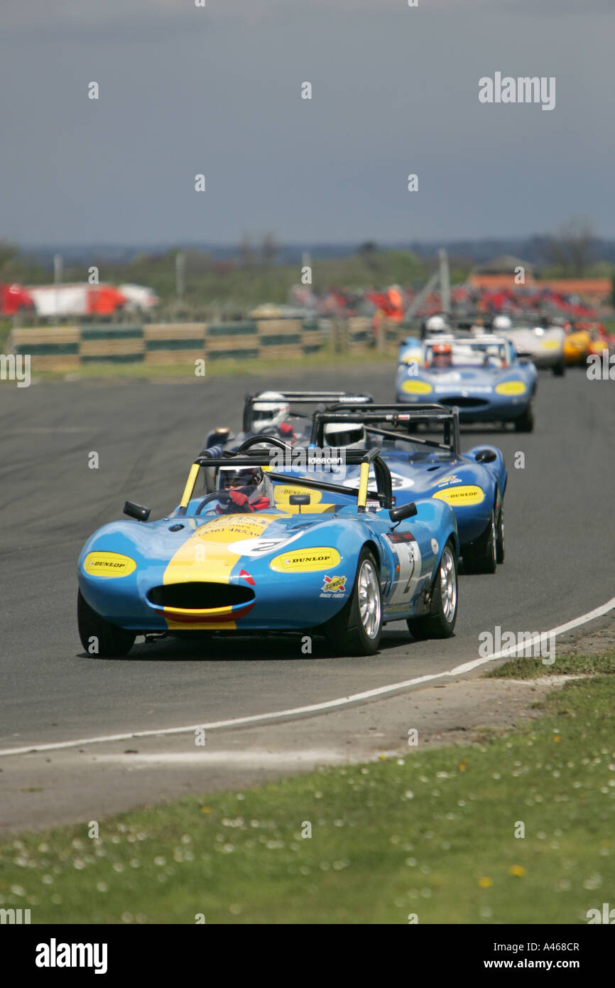 In the lead at Croft racing circuit Stock Photo - Alamy