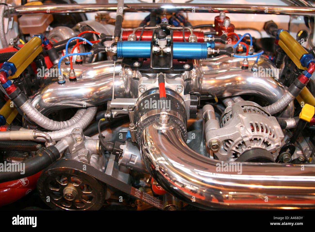 A beautiful engine on display at the Autosport show at the NEC Stock ...