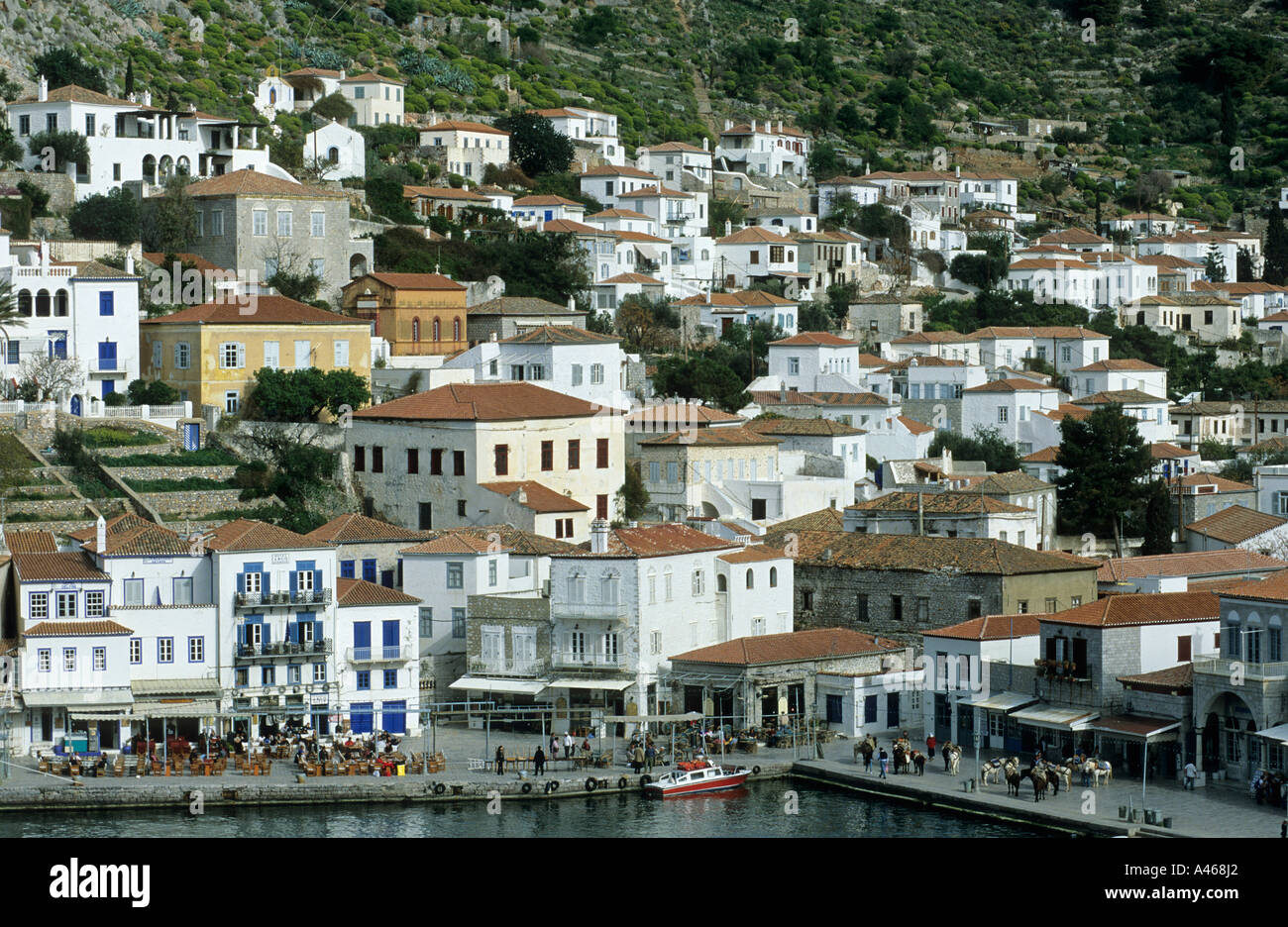 Historic hydra town hi-res stock photography and images - Alamy
