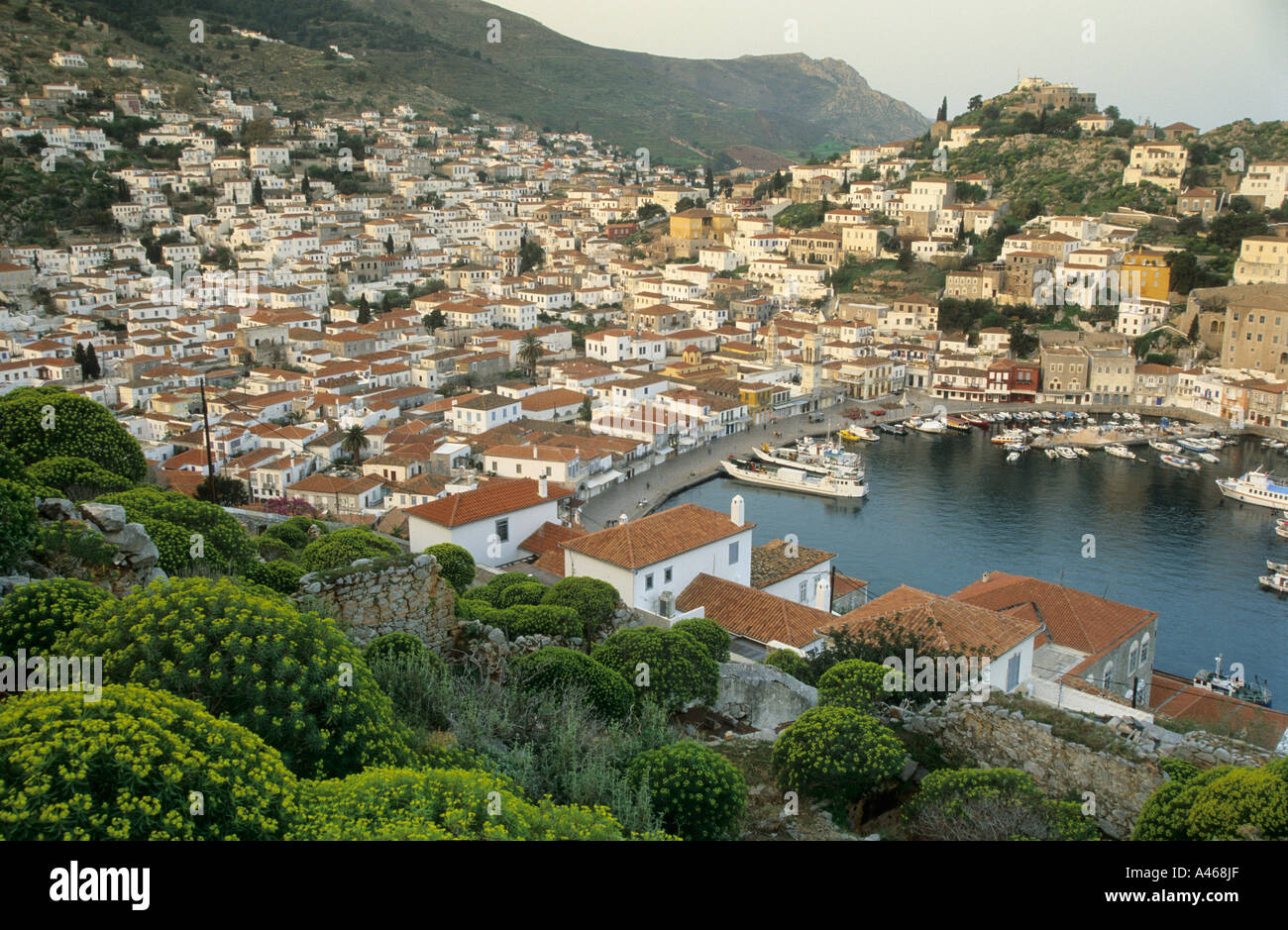 Beautiful hydra island hi-res stock photography and images - Alamy
