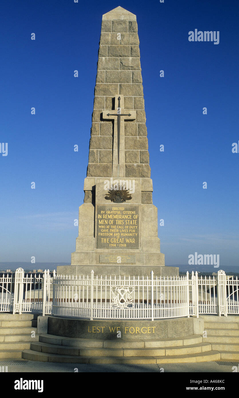 War memorial in Perth, Westaustralia Stock Photo - Alamy