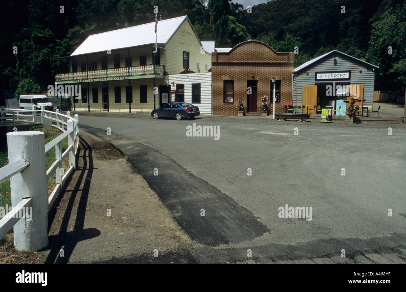 Famous former mining town Walhalla, Victoria, AUS Stock Photo - Alamy