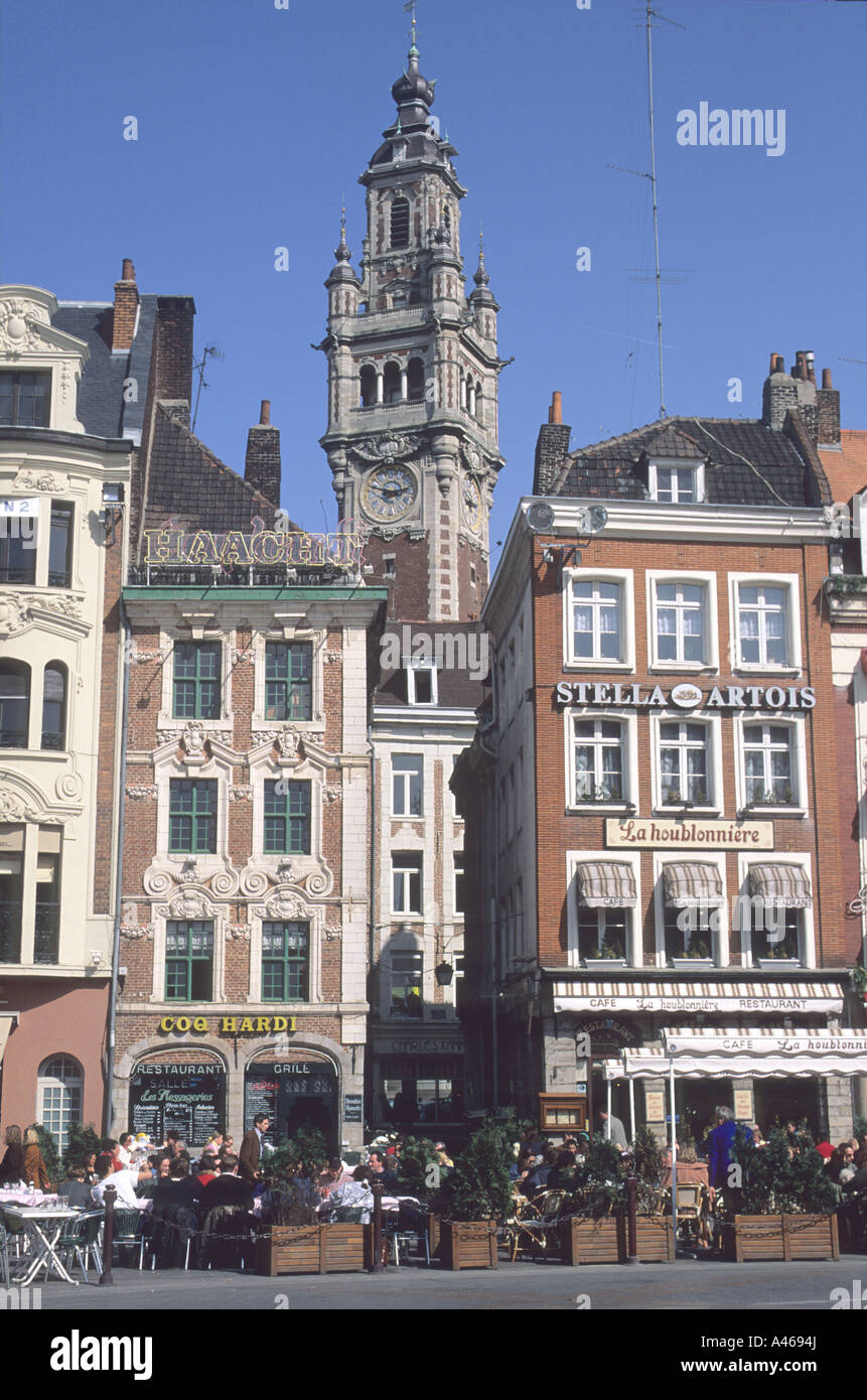 Lille place terrasse hi-res stock photography and images - Alamy