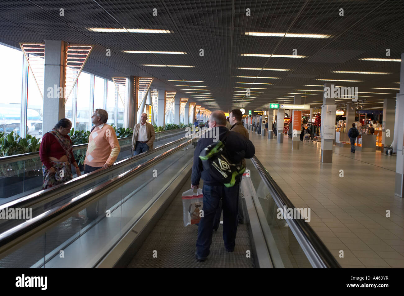 At the airport Stock Photo - Alamy