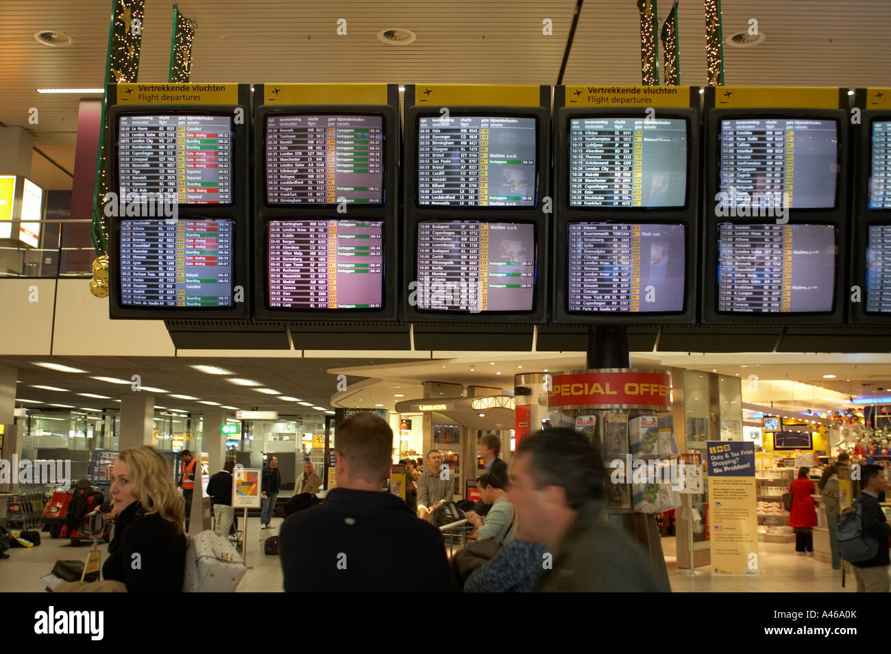 At the airport Stock Photo - Alamy