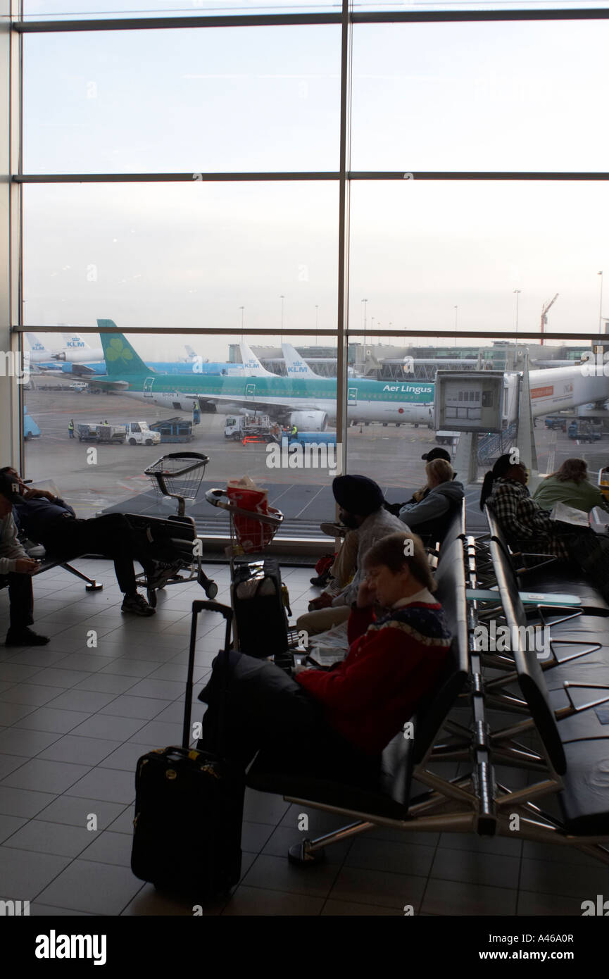 At the airport Stock Photo - Alamy