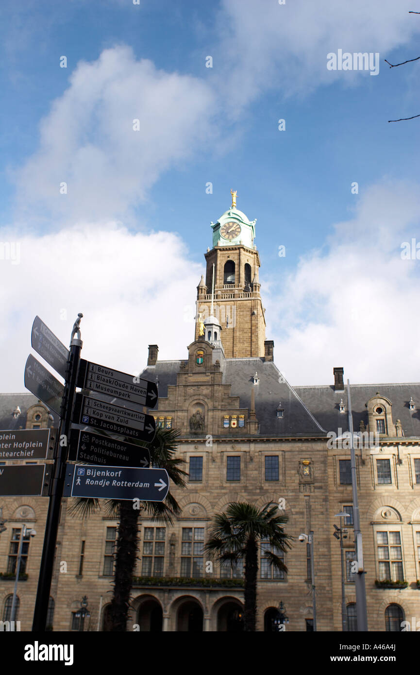Rotterdam town hall Stock Photo - Alamy