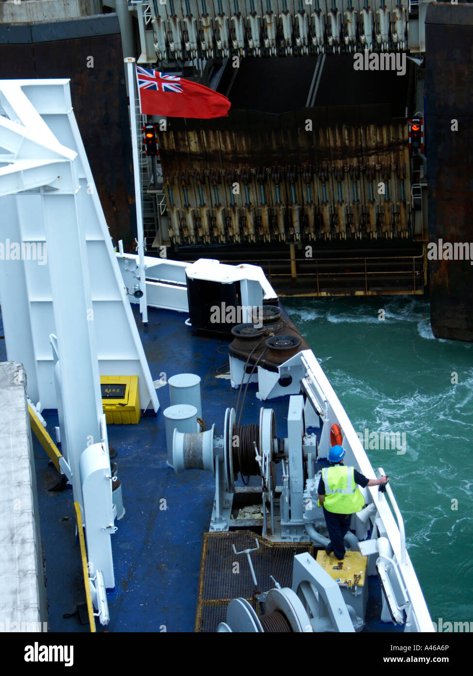 Ferry Calais Dover Stock Photo - Alamy