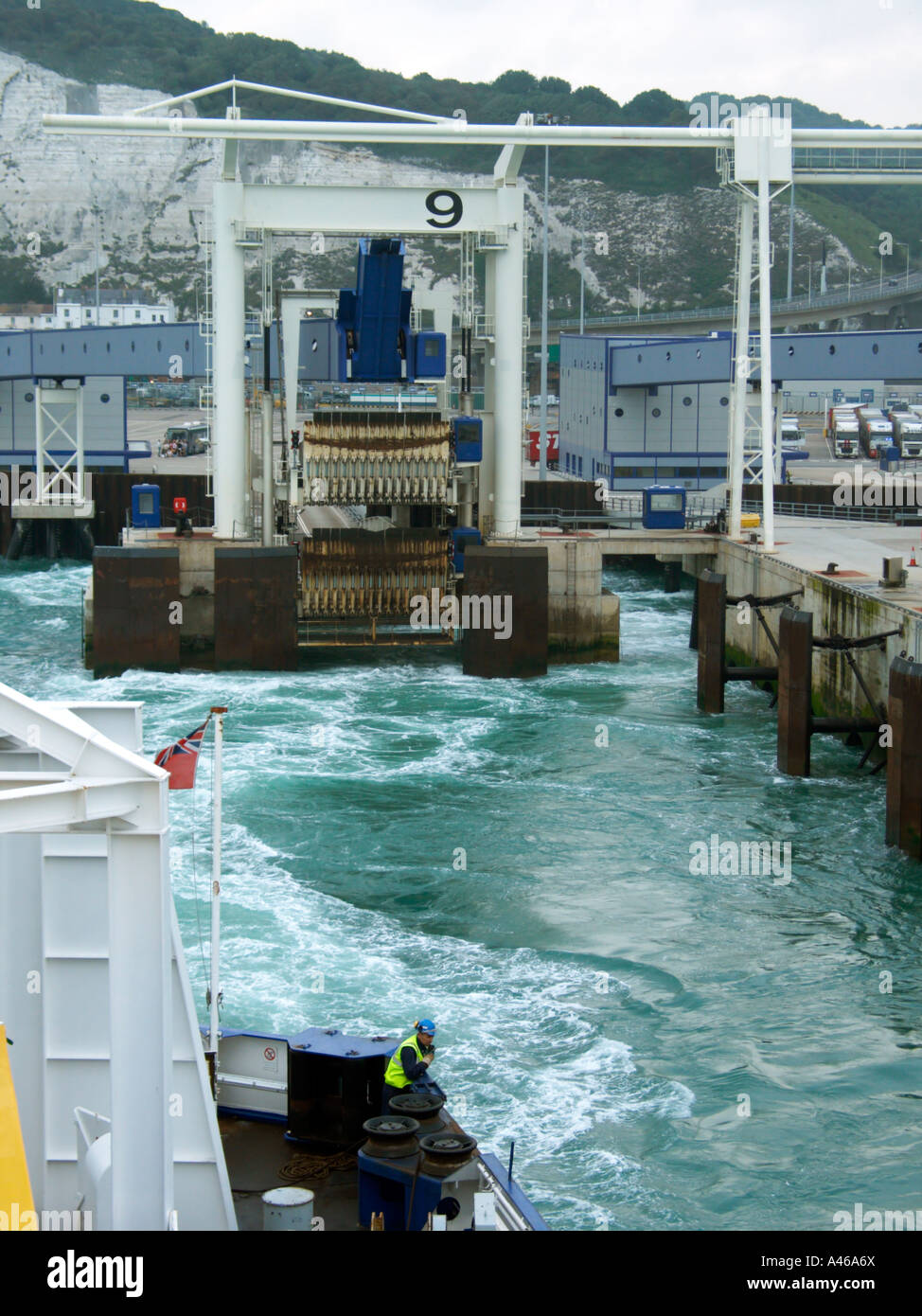 Ferry Calais Dover Stock Photo - Alamy