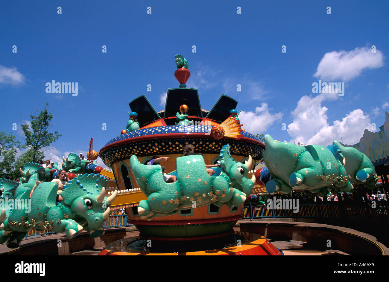 Disney World Animal Kingdom Dino Rama Stock Photo - Alamy