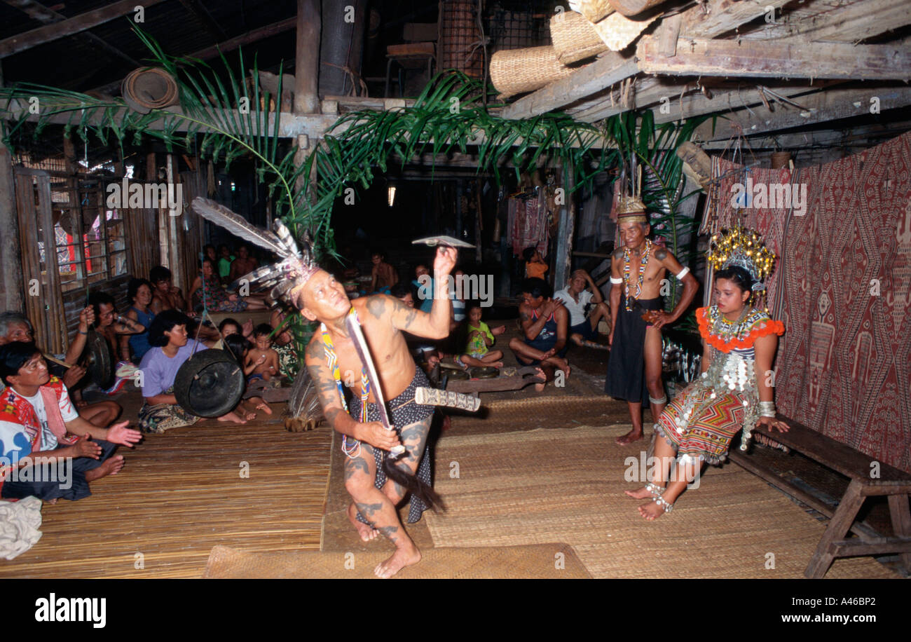 Iban people Batang Ai Stock Photo - Alamy