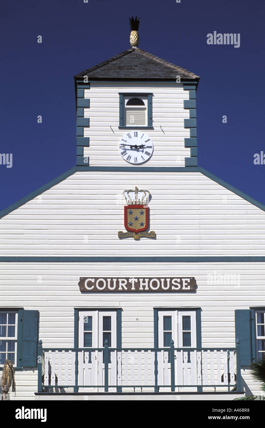 St Maarten Historic Courthouse Stock Photo - Alamy