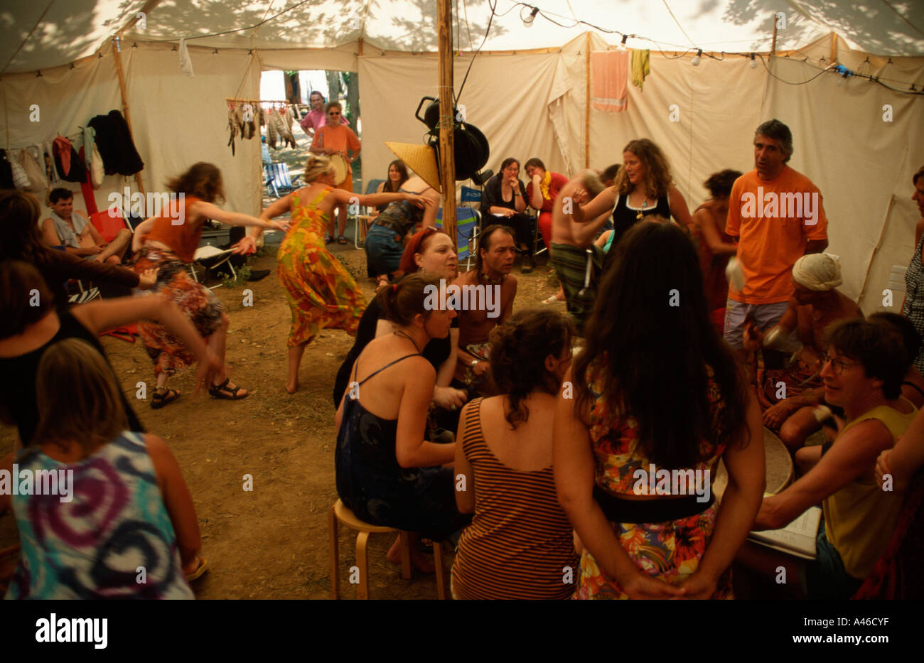 Spiritual sun dance Stock Photo - Alamy