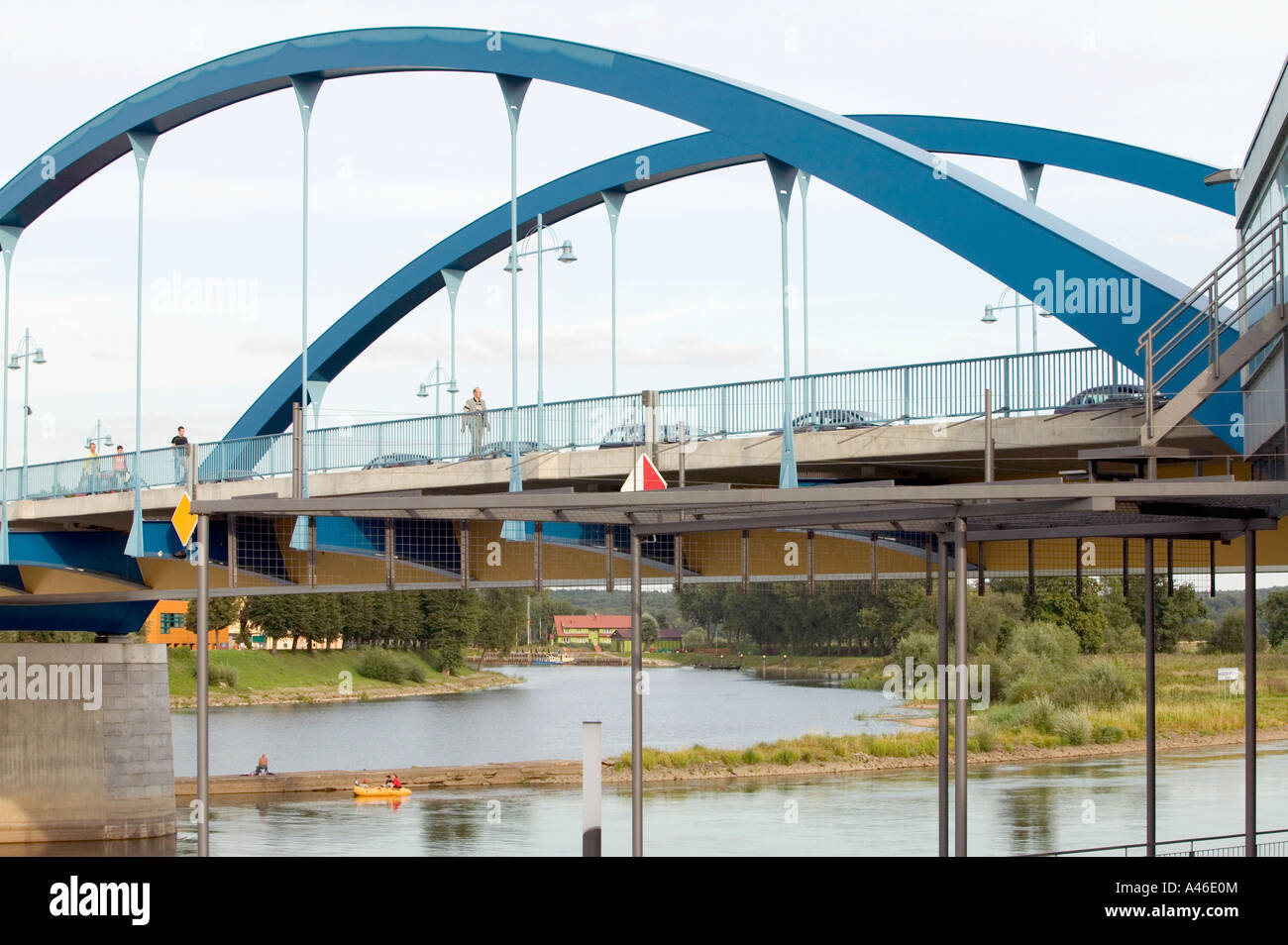 Frankfurt Oder Slubice Bridge Frankfurt High Resolution Stock ...