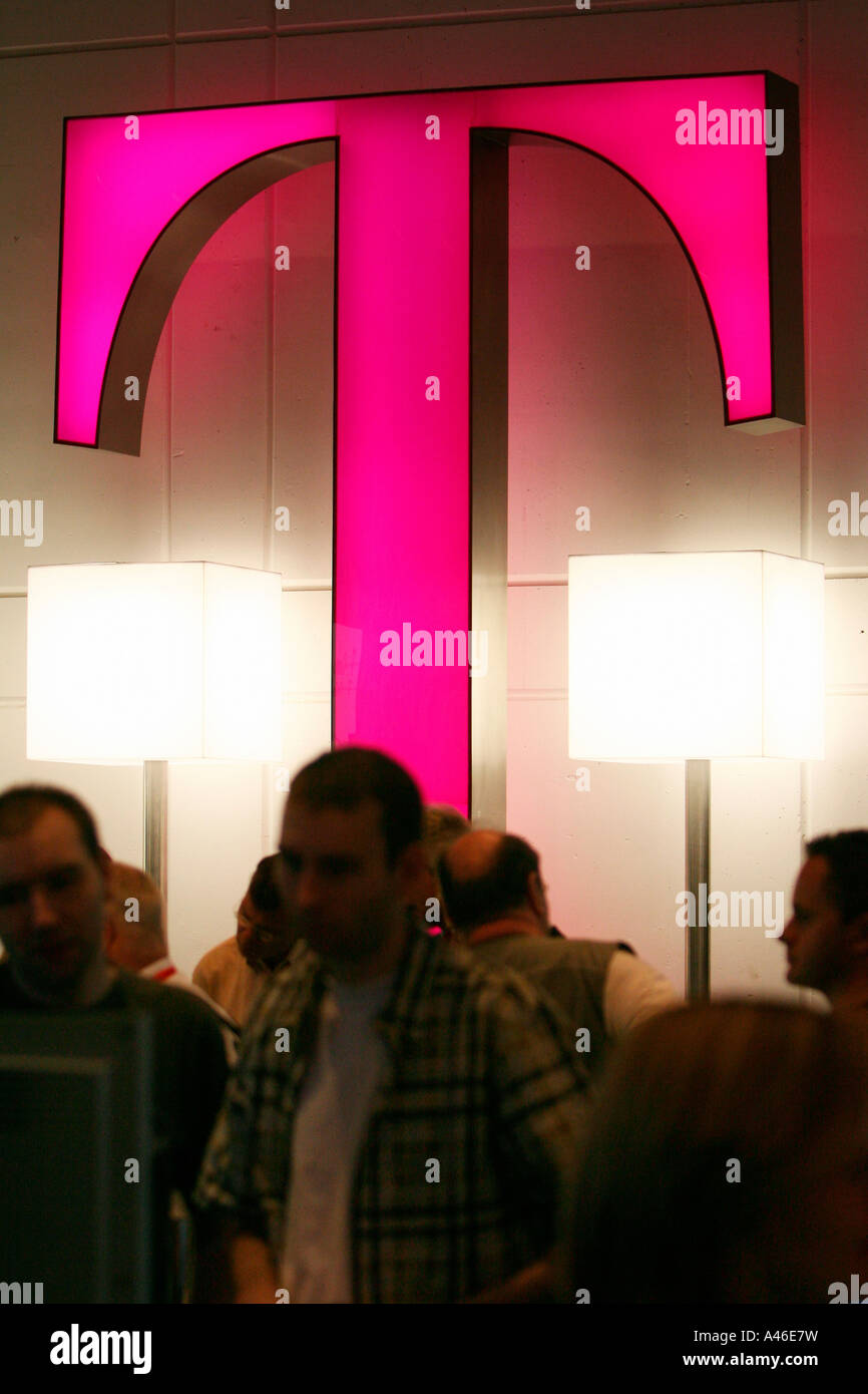 Logo of the Deutsche Telekom AG, Berlin, Germany Stock Photo - Alamy