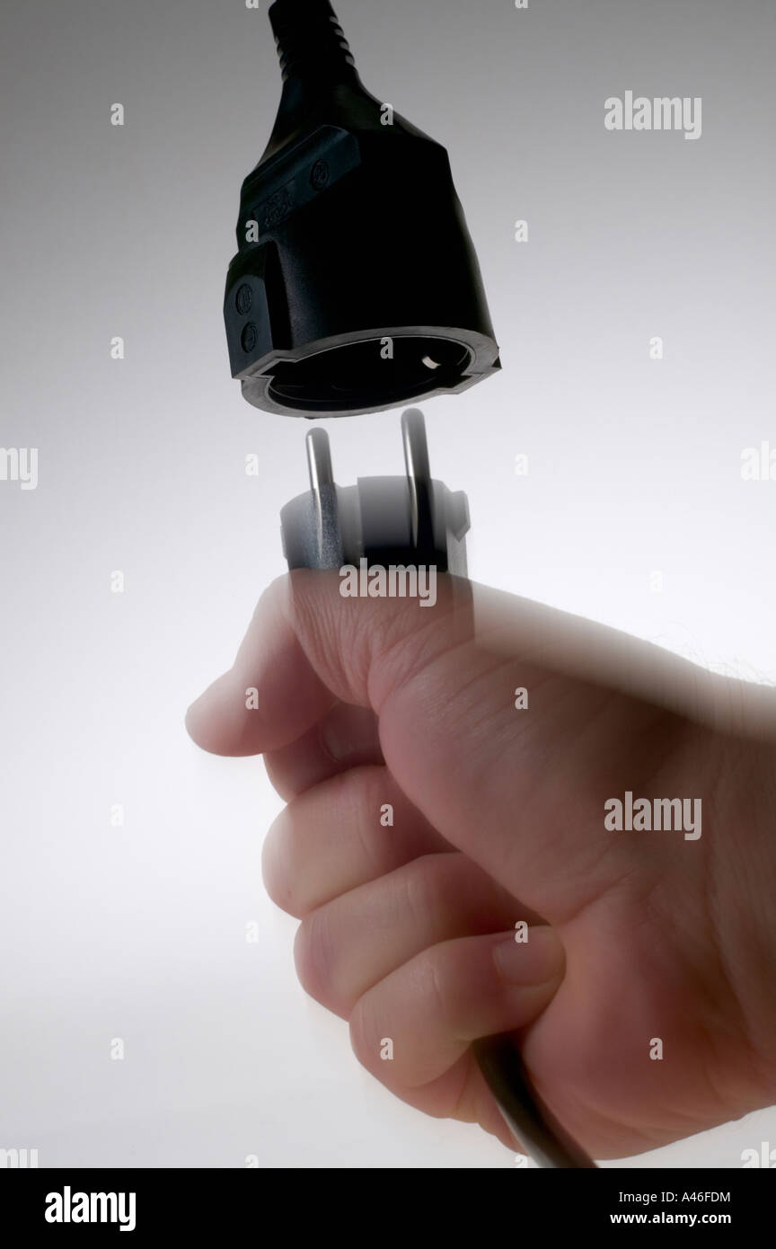 Pulling the plug hi-res stock photography and images - Alamy