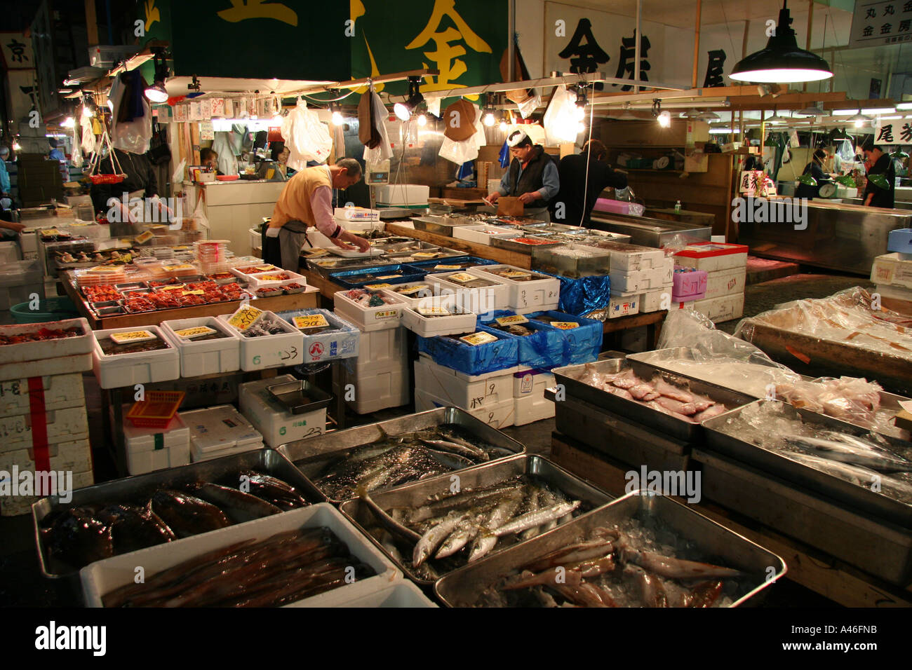 Fish market Tokio Fischmarkt Stock Photo - Alamy