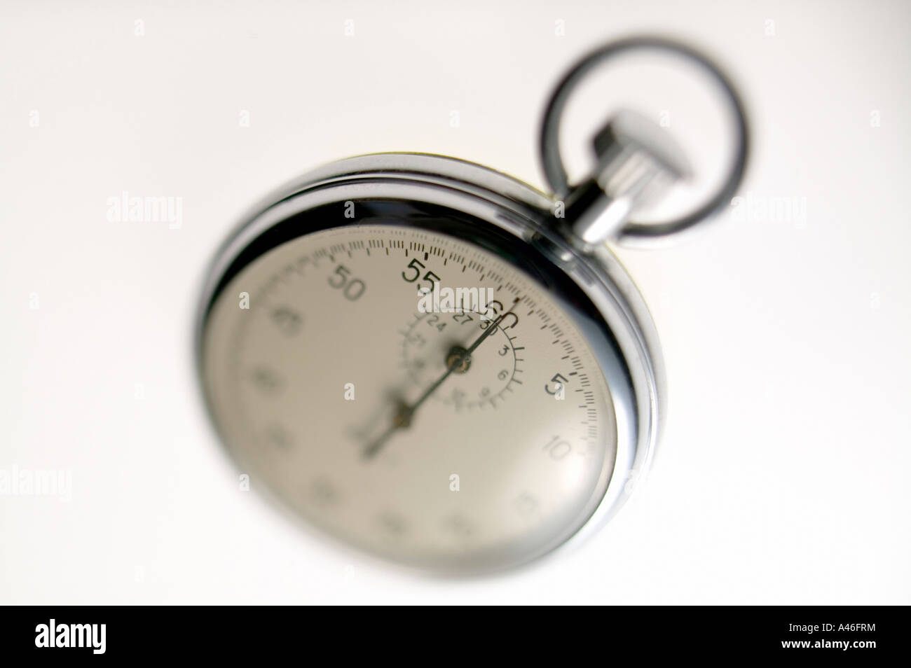 Stop watch on white background Stock Photo - Alamy