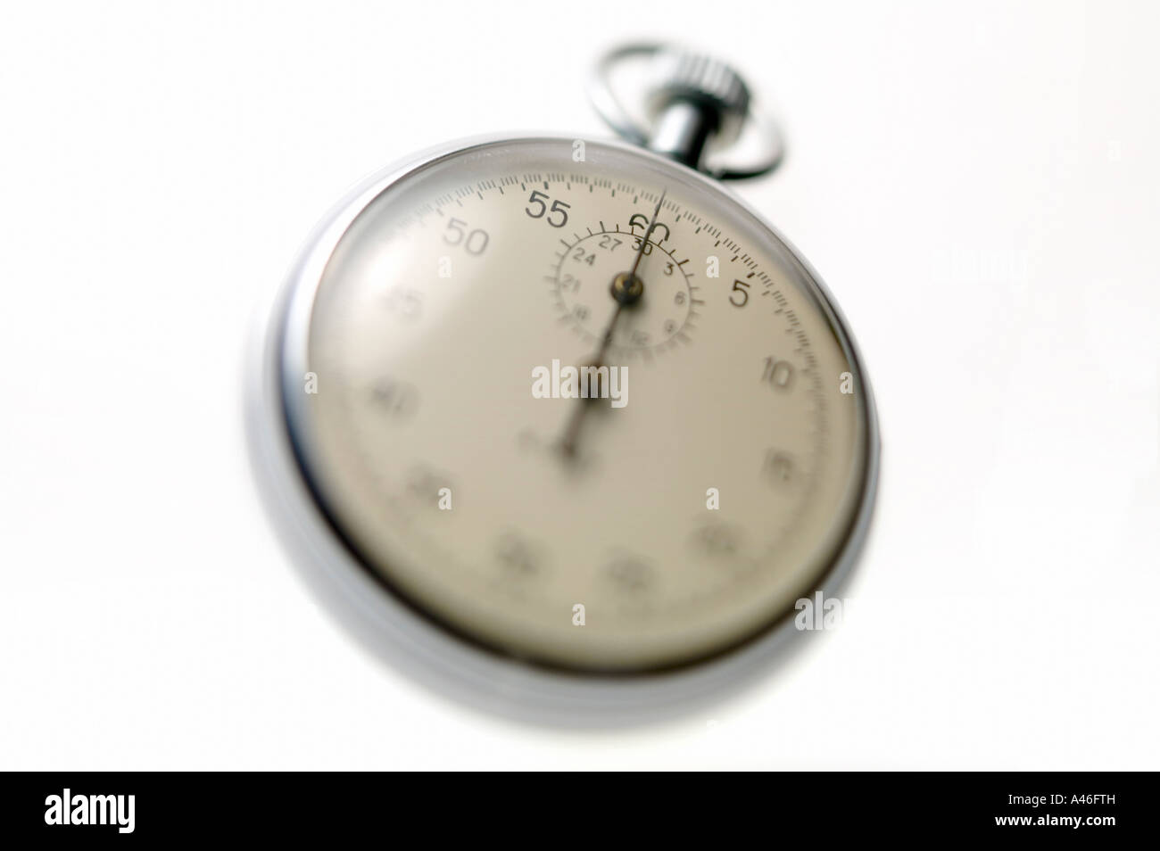 Stop watch on white background Stock Photo - Alamy