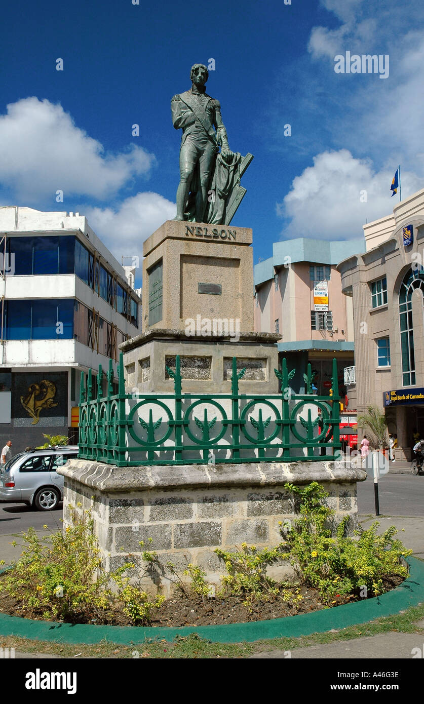 Nelson statue bridgetown barbados hi-res stock photography and images ...
