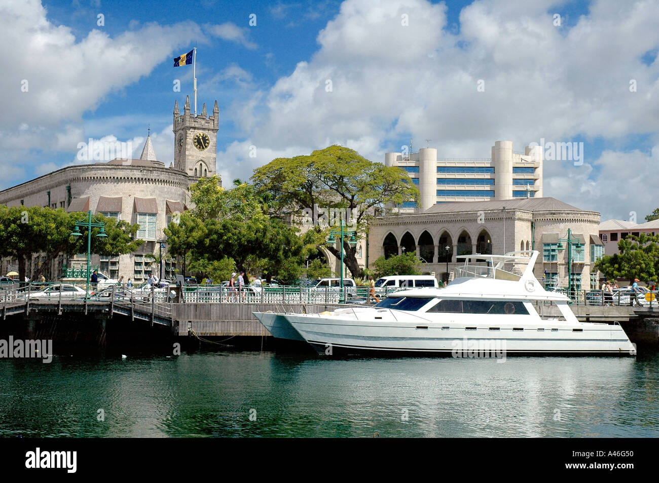 Barbados parliament buildings bridgetown barbados hi-res stock ...