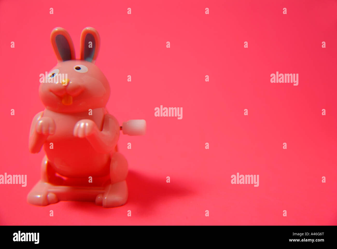 Pink Toy Rabbit Stock Photo - Alamy