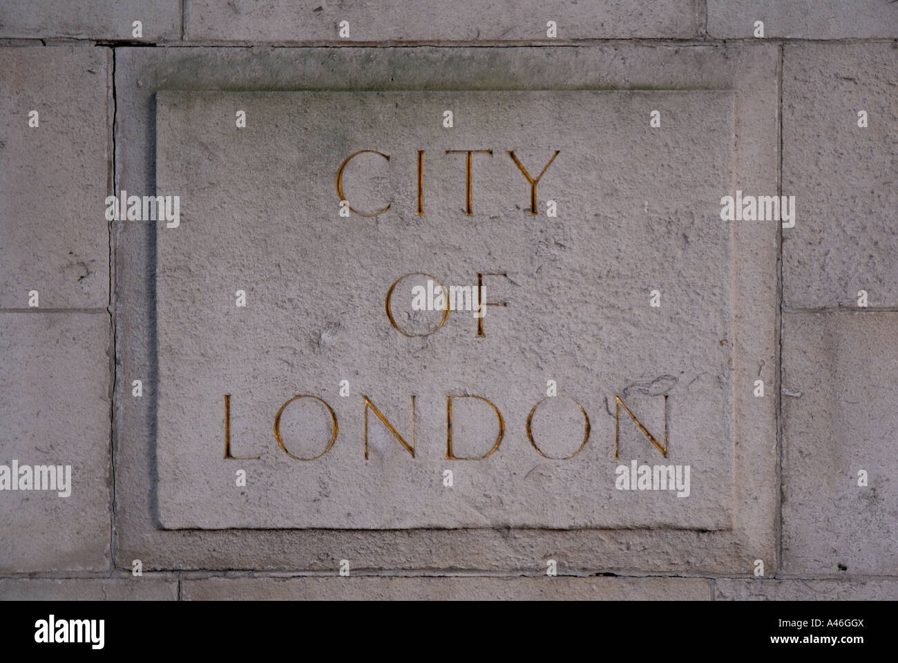City of London Stone Sign, London, UK Stock Photo - Alamy