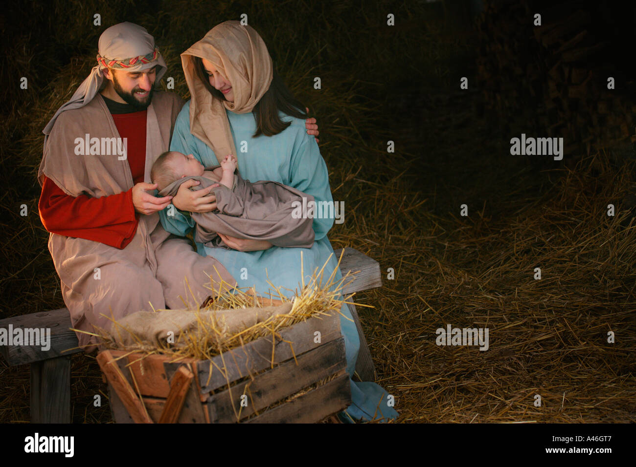 Nativity stable scene hi-res stock photography and images - Alamy