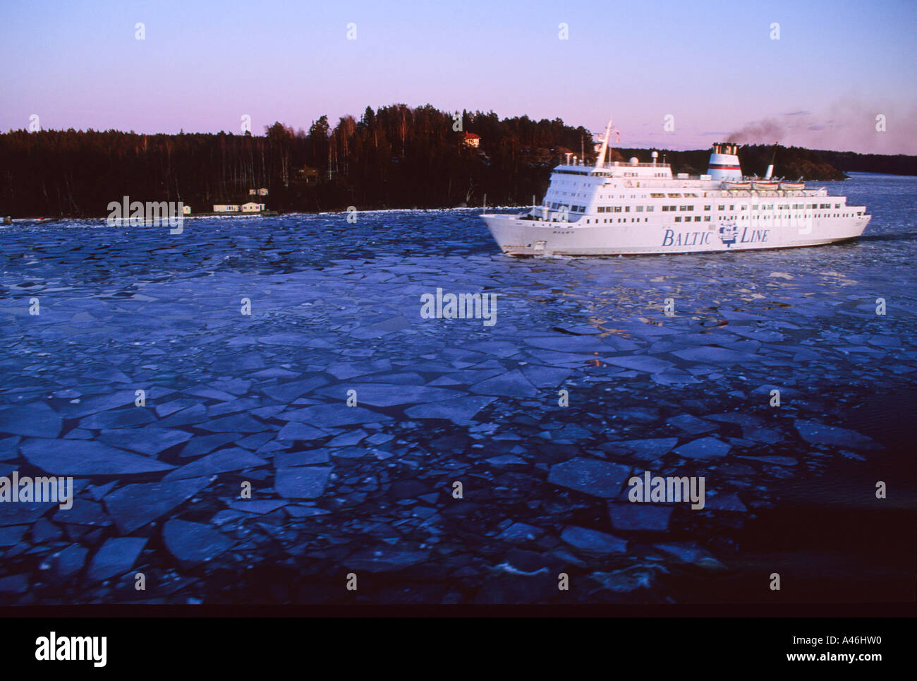 Ferry Boat Faehre Stock Photo - Alamy