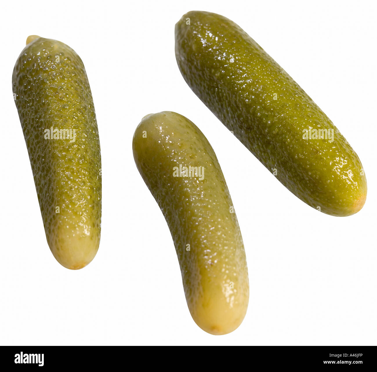 Sour gherkins Cut Out Stock Images & Pictures - Alamy