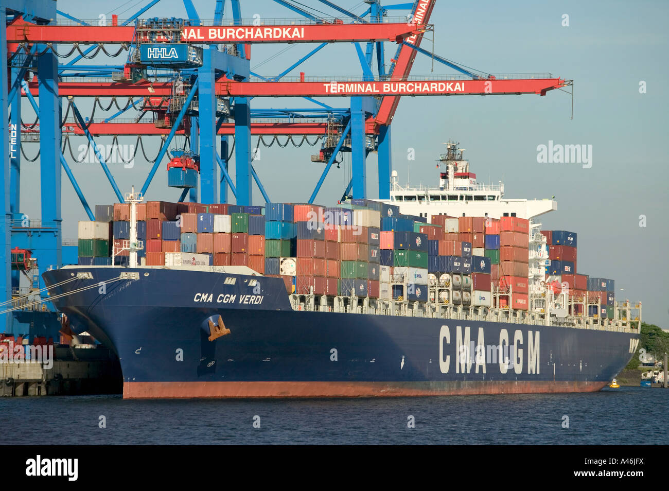 Hansa terminal container ship hamburg hi-res stock photography and ...