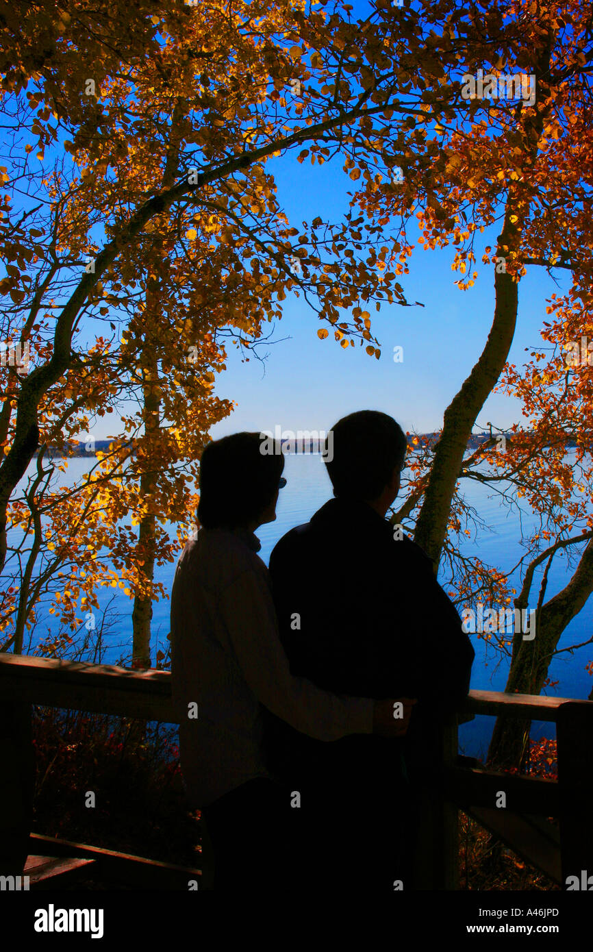 Couple enjoy the view Stock Photo - Alamy