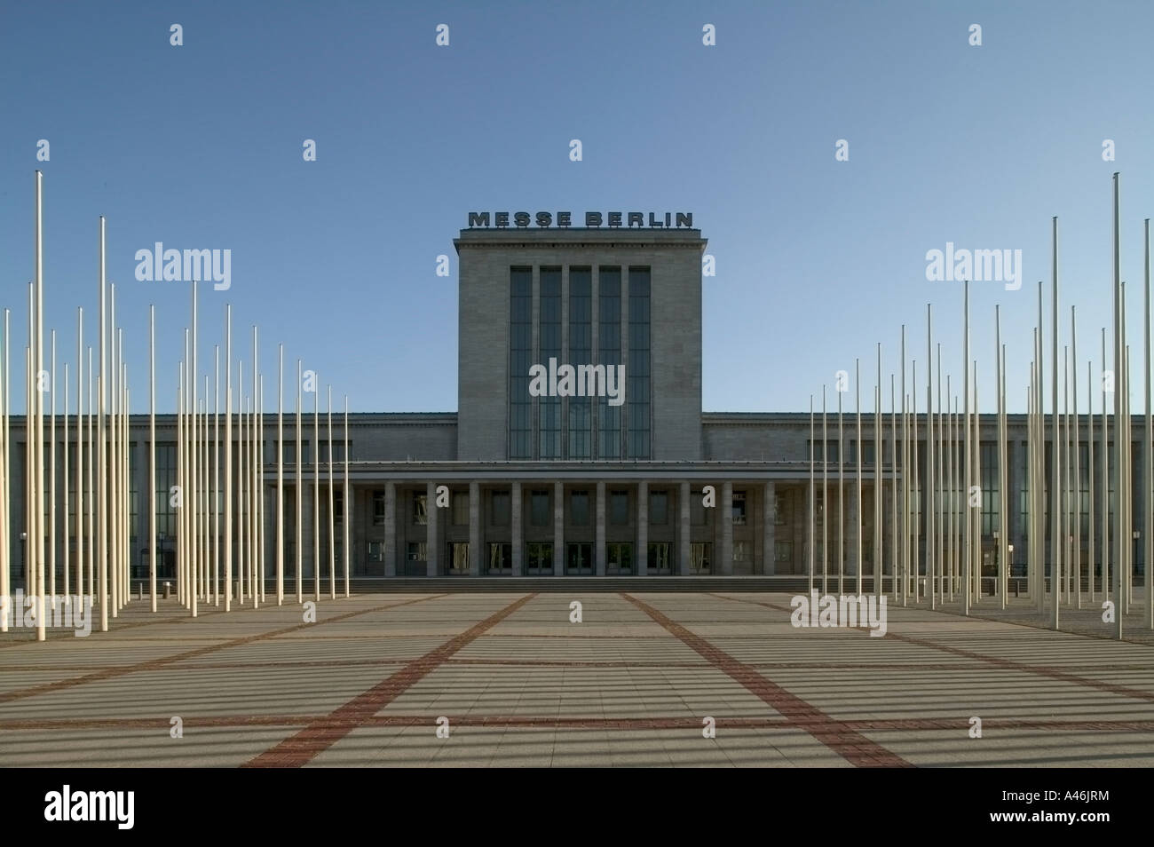 The main entrance of the Messe Berlin, Germany Stock Photo - Alamy
