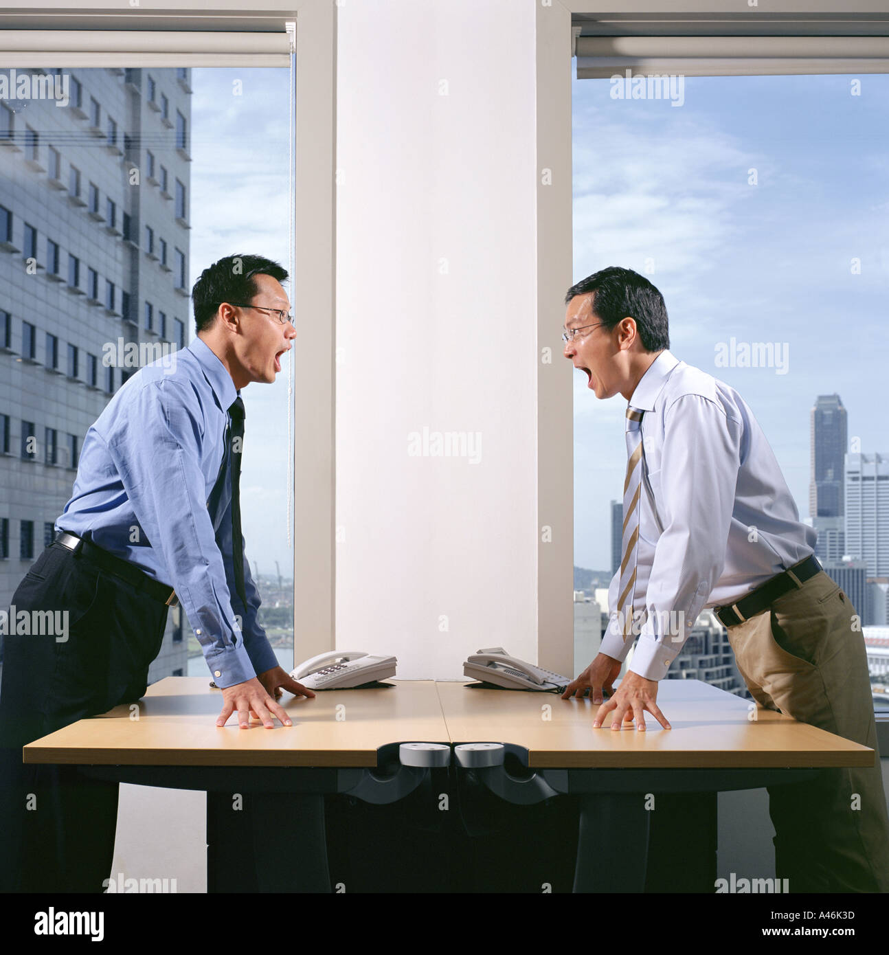 Angry businessmen hi-res stock photography and images - Alamy