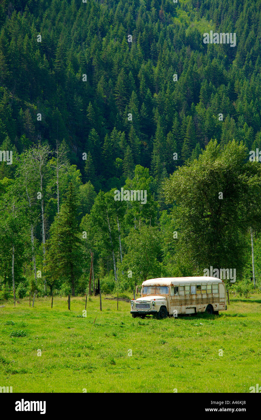 Old broken down bus hi-res stock photography and images - Alamy