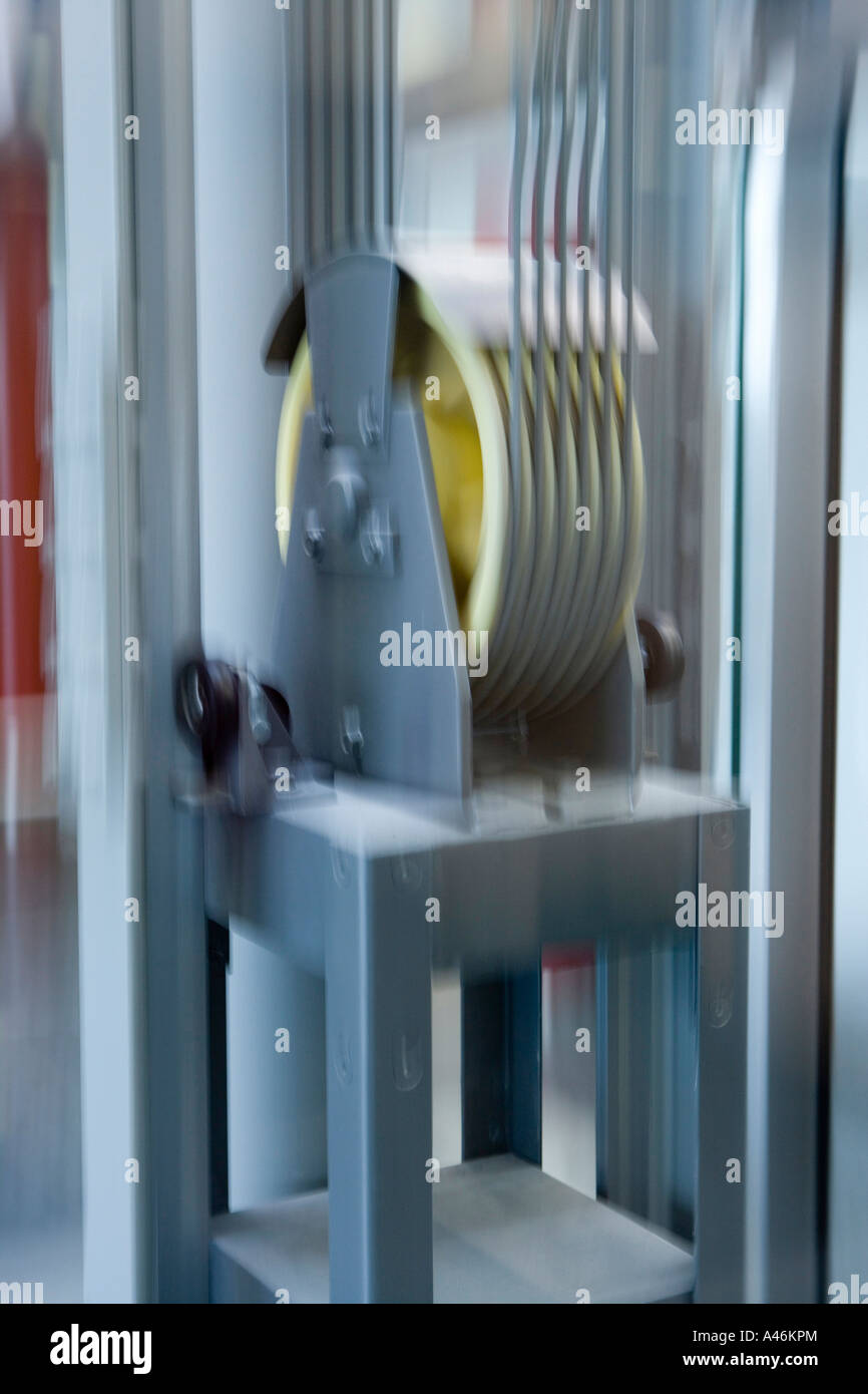 Elevator cables hi-res stock photography and images - Alamy