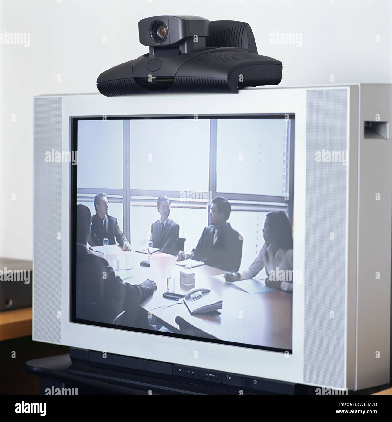 Tv video call mature woman hi-res stock photography and images - Alamy